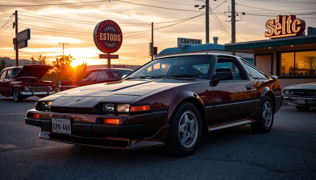 Deep Maroon MkII P-Type: 1984 Toyota Celica Supra 5-Speed